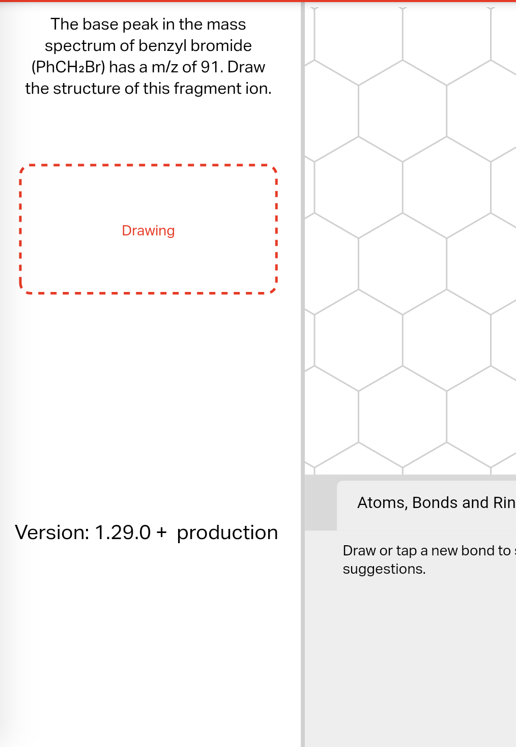 Solved The base peak in the mass spectrum of benzyl bromide | Chegg.com