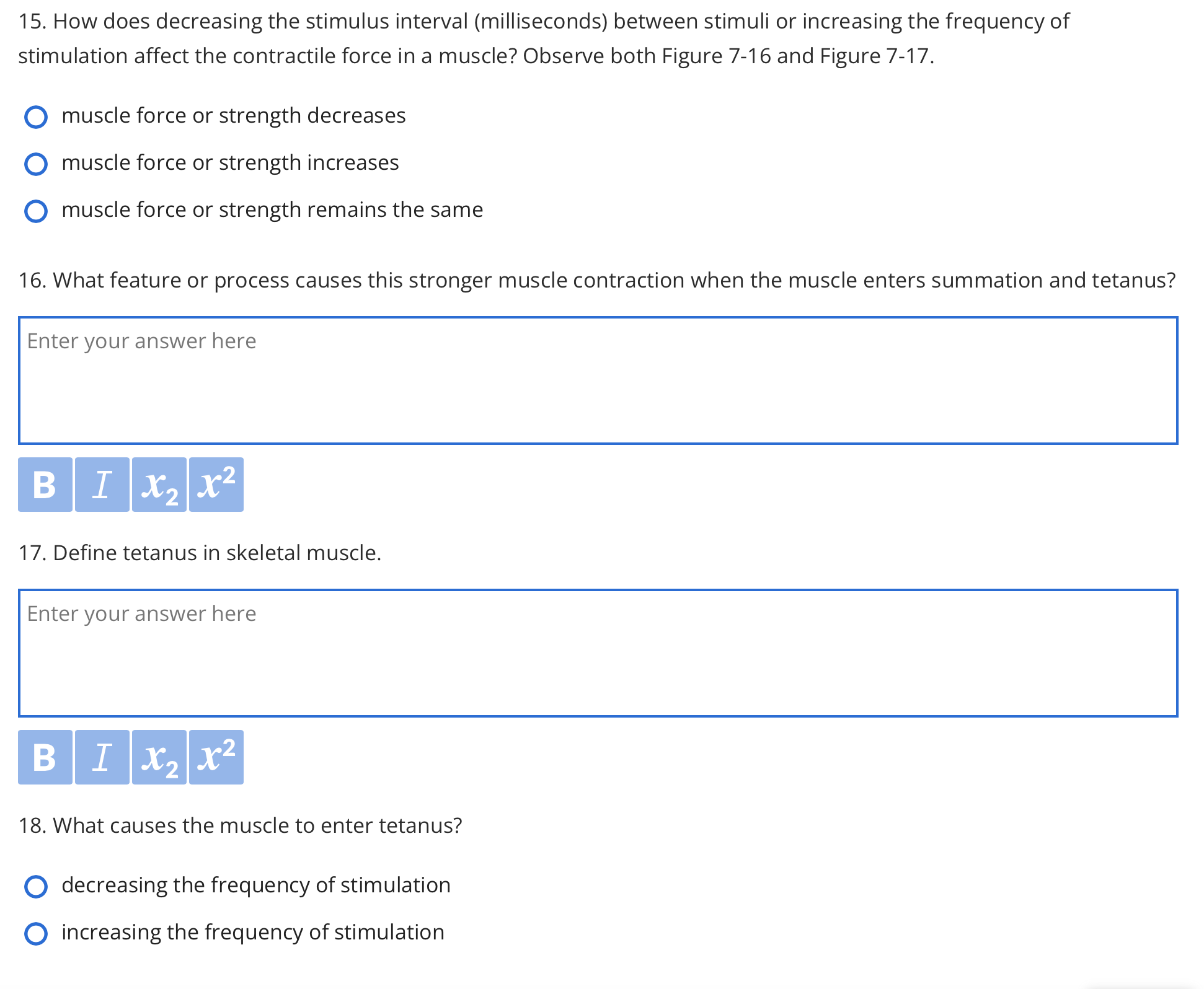 Solved Table 7-7 Summation and Tetanus Complete the graph | Chegg.com