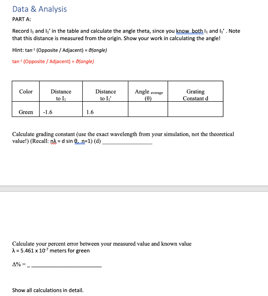 Solved Please show all work with units; Need help on | Chegg.com