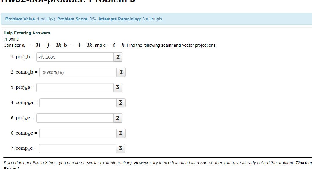 Solved Help Entering Answers(1 ﻿point)Consider | Chegg.com