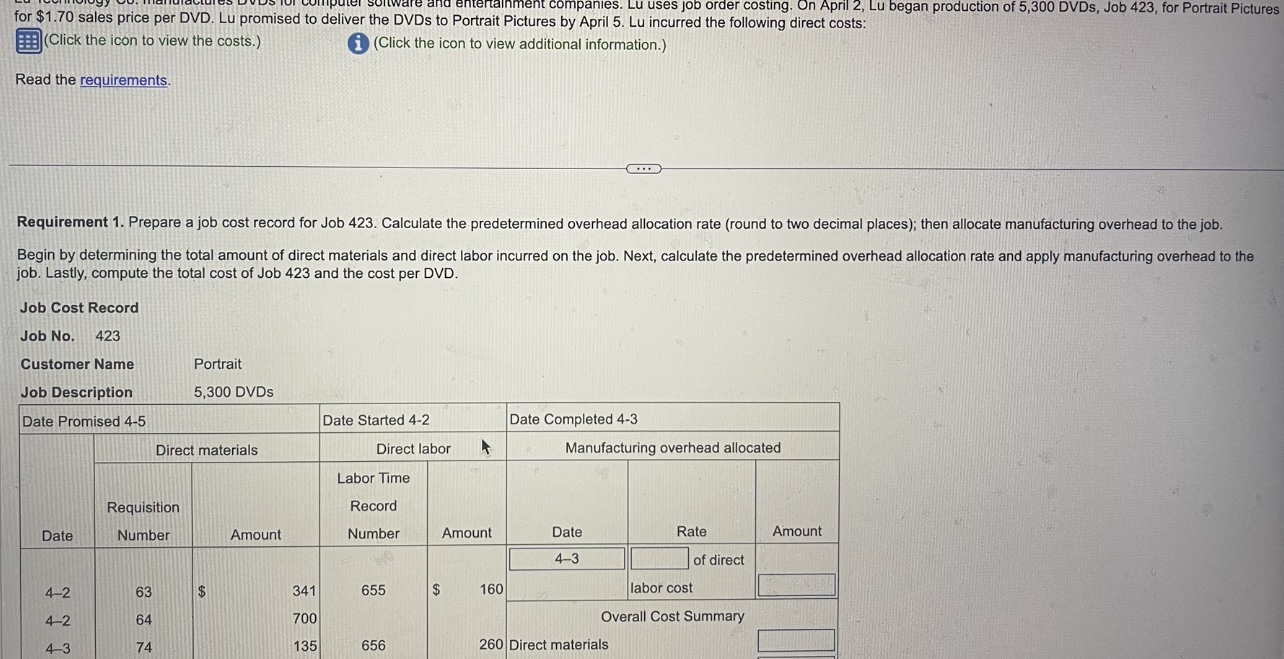 Requirement 2. Journalize in summary form the | Chegg.com