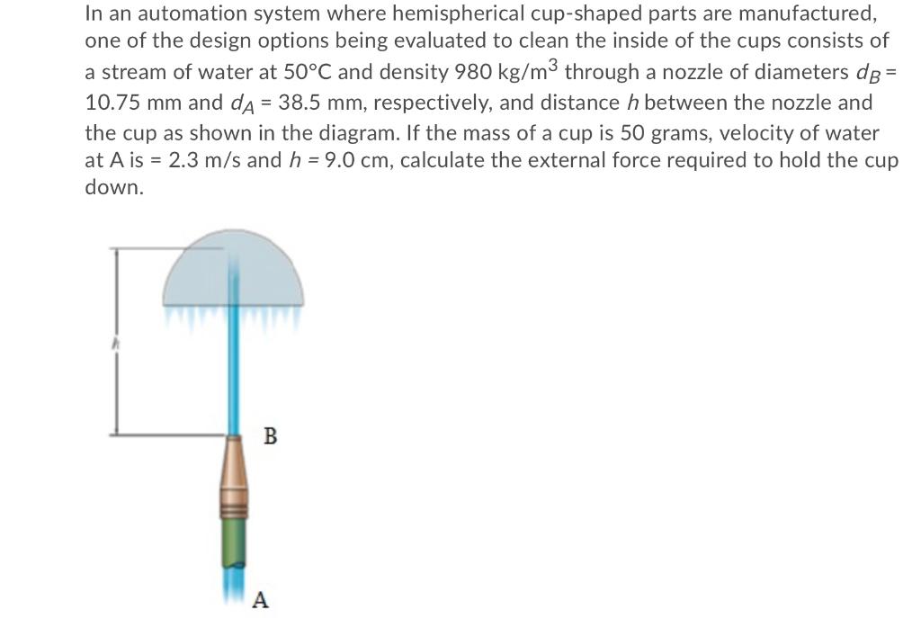 Solved In an automation system where hemispherical | Chegg.com