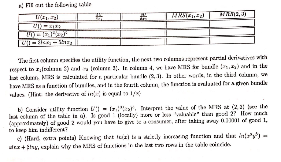 Solved JU JU 3.72 MRS(21,22) MRS(2,3) a) Fill out the | Chegg.com