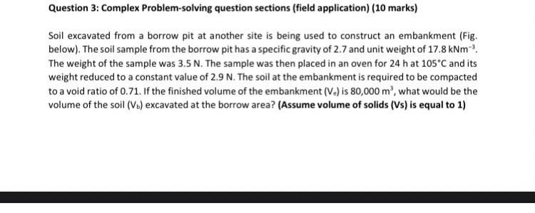 Solved Question 3: Complex Problem-solving question sections | Chegg.com