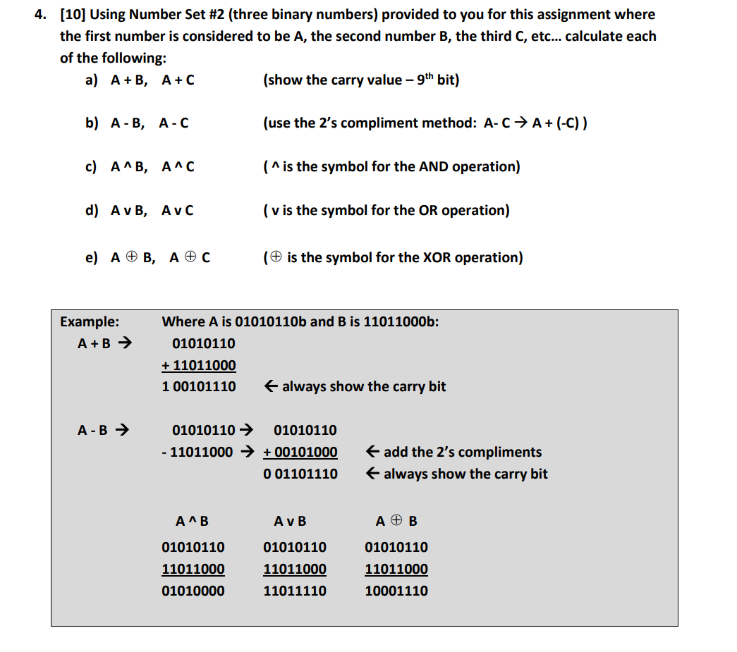 Solved [6] Using Number Set #1 (three decimal numbers) | Chegg.com