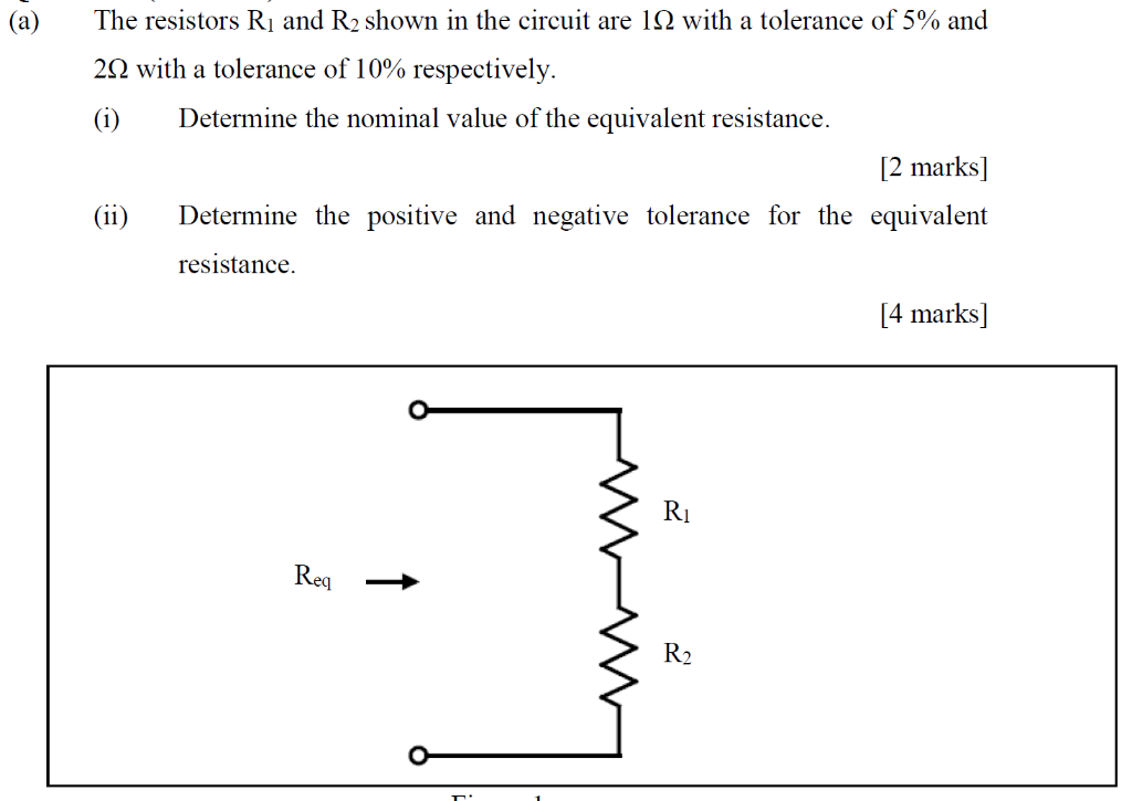 Solved The resistors R1 and R2 shown in the circuit are 1Ω | Chegg.com