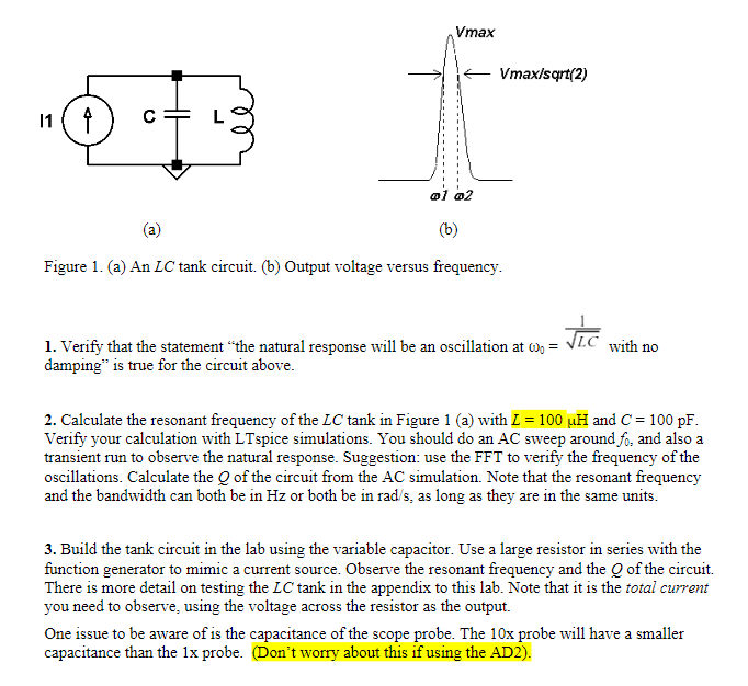 Solved Vmax Vmax/sqrt(2) 11 (9 с al 2 (a) (6) Figure 1. (a) | Chegg.com
