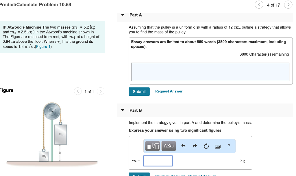 Solved redict/Calculate Problem 10.59 4 of 17> Part A IP | Chegg.com