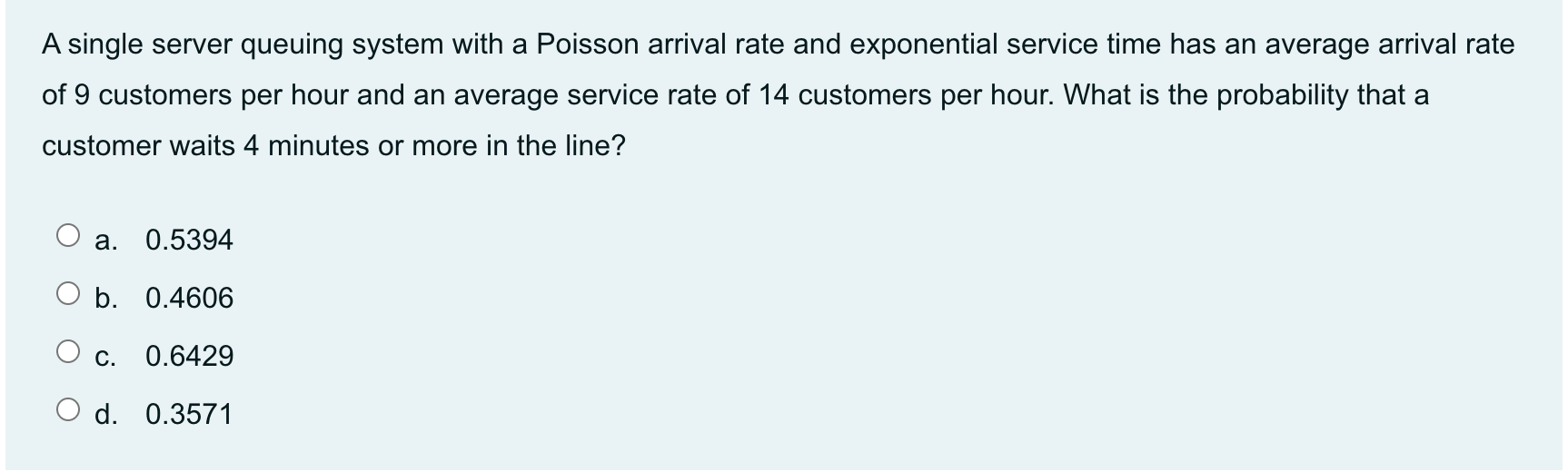 Solved single server queuing system with a Poisson arrival | Chegg.com