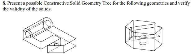 Solved Present a possible Constructive Solid Geometry Tree | Chegg.com