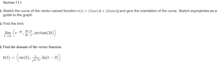 Solved Find A Parametrization Of The Curve Of Intersection 6933