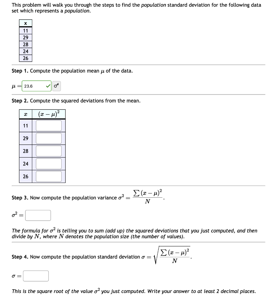 Solved This problem will walk you through the steps to find | Chegg.com