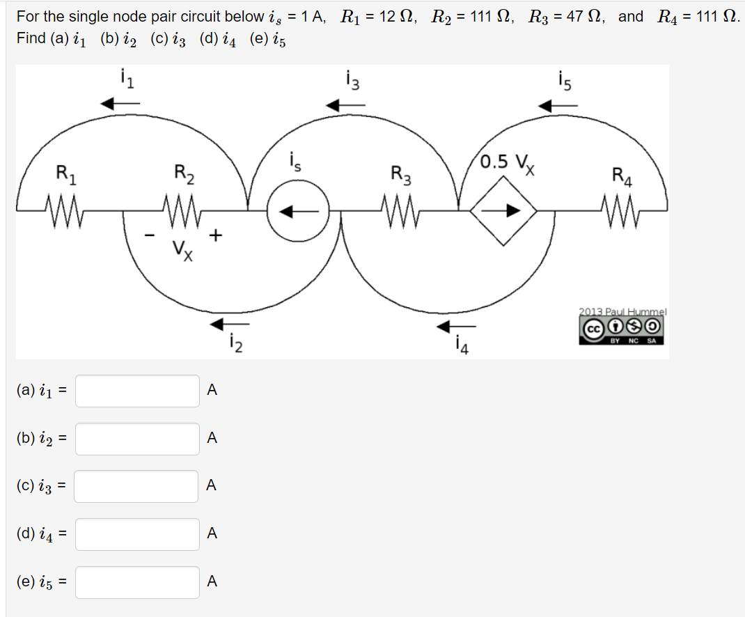 Solved For the single node pair circuit below is=1 | Chegg.com