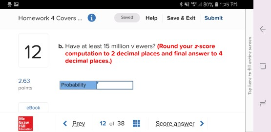 Solved 41 "@.al 80% 1 : Homework 4 Covers... Saved Help Save | Chegg.com