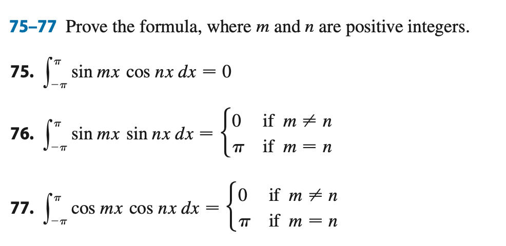 Solved 75-77 Prove the formula, where m and n are positive | Chegg.com