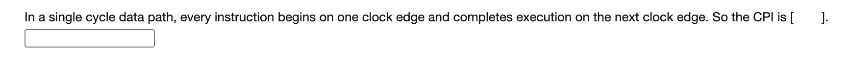 Solved In a single cycle data path, every instruction begins | Chegg.com