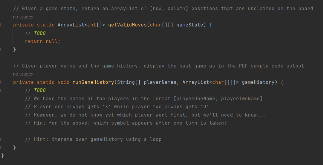 Solved I need the starter code filled out completely please. | Chegg.com