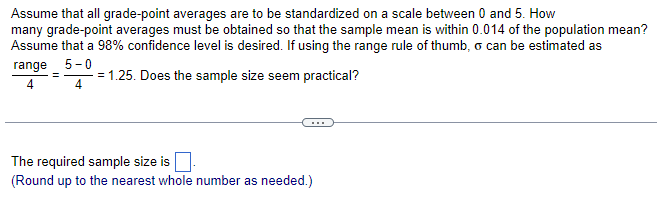Solved Assume that all grade-point averages are to be | Chegg.com