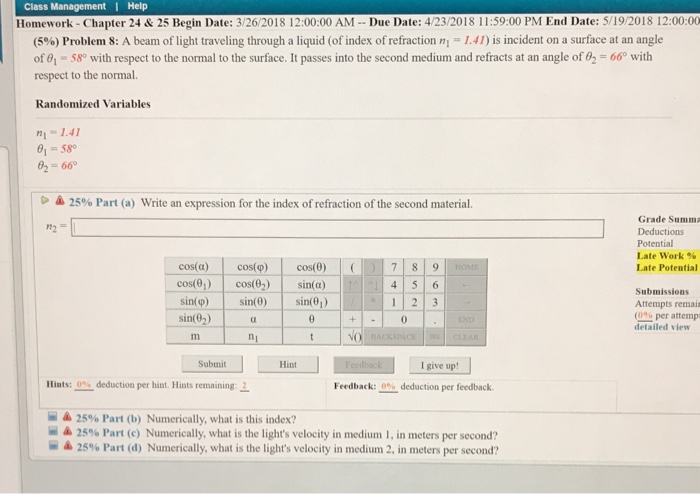 Solved Class Management I Help Homework-Chapter 24 &25 Begin | Chegg.com