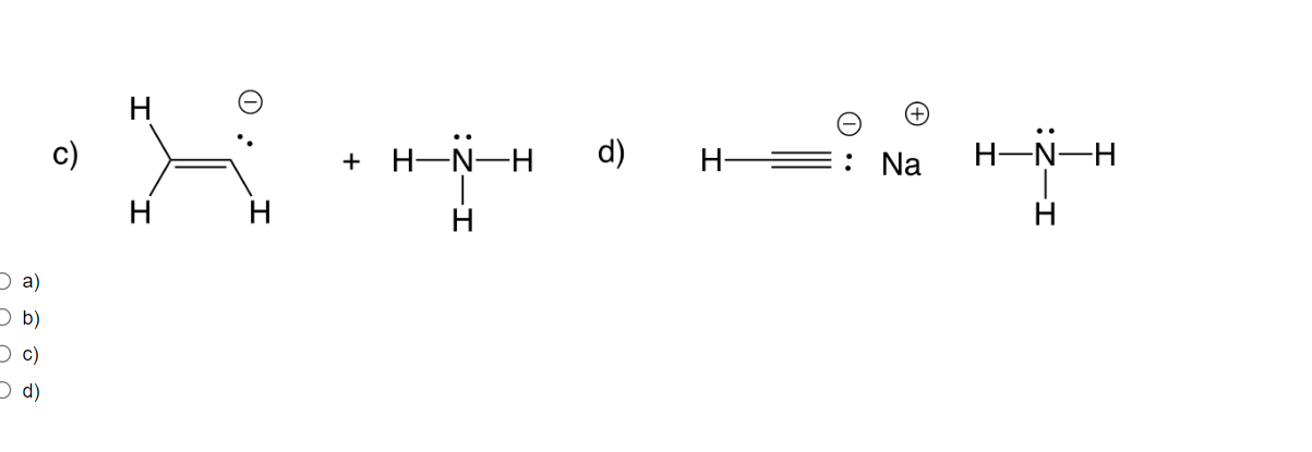 Solved The reaction between acetylene and sodium amide forms | Chegg.com