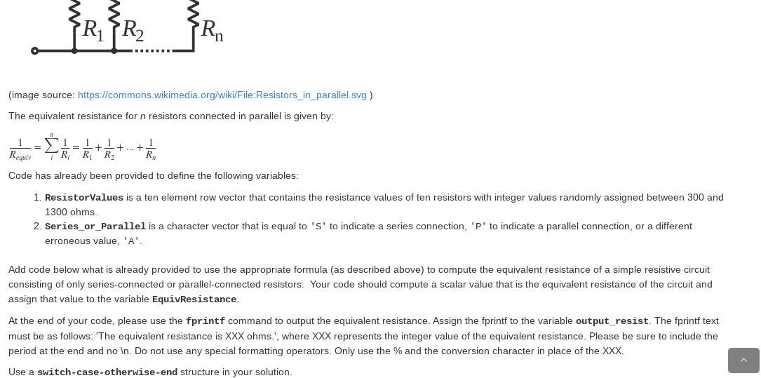 Solved Use a switch-case-otherwise-end structure in your | Chegg.com