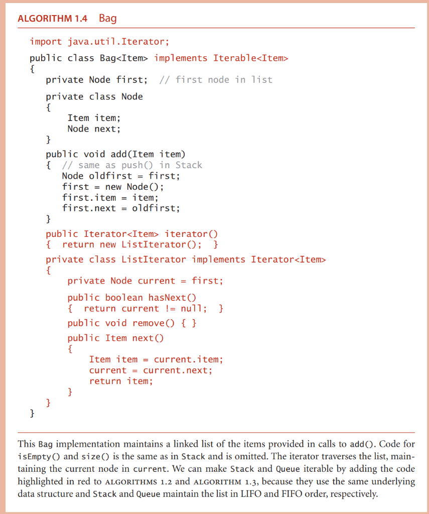 Solved Understanding inner classes, needed for clean | Chegg.com