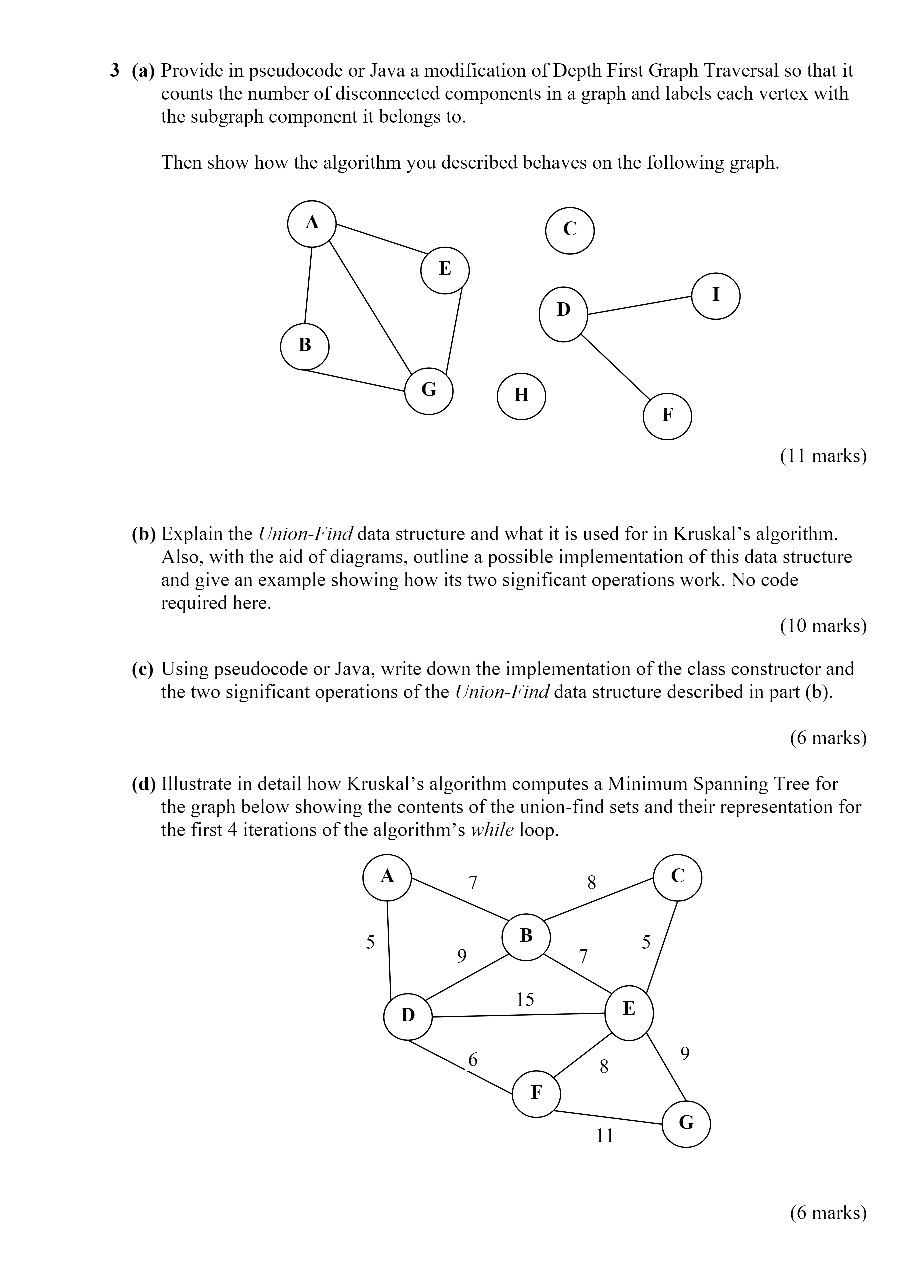 Solved 3 A Provide In Pseudocode Or Java A Modilication Ol 5101