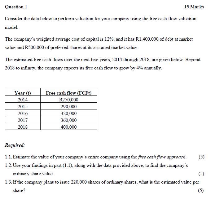 Solved Question 1 15 Marks Consider the data below to | Chegg.com Solved Question 1 15 Marks Consider the data below to | Chegg.com