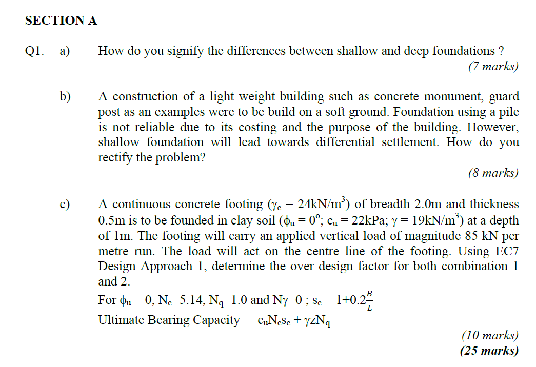 Solved Q1. a) How do you signify the differences between | Chegg.com