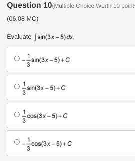 Solved Question 10(Multiple Choice Worth 10 points (06.08 | Chegg.com