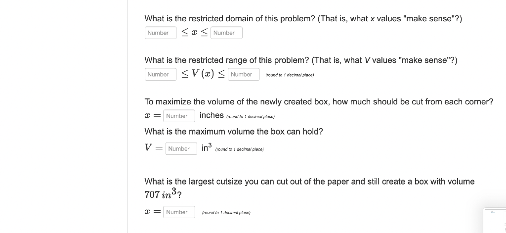 Solved We are constructing a box from a rectangular piece of | Chegg.com
