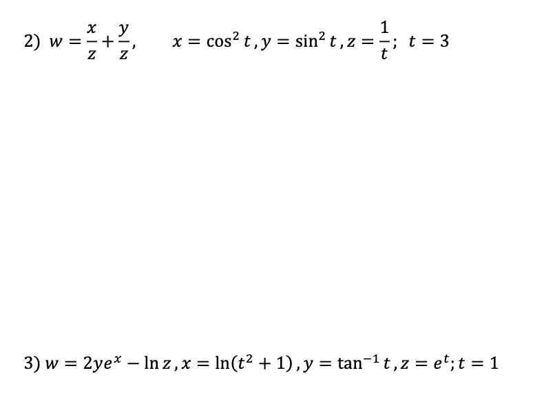 Solved Find (a) 𝑑𝑤/𝑑𝑡 and (b) evaluate 𝑑𝑤/𝑑𝑡 at the | Chegg.com