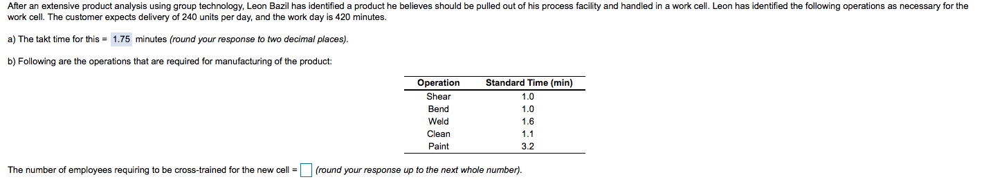 Solved After an extensive product analysis using group | Chegg.com