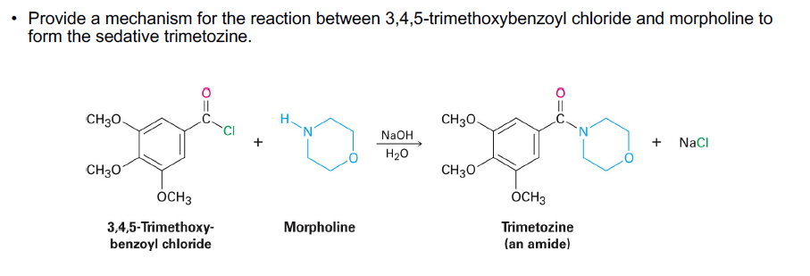 Solved Provide a mechanism for the reaction between | Chegg.com