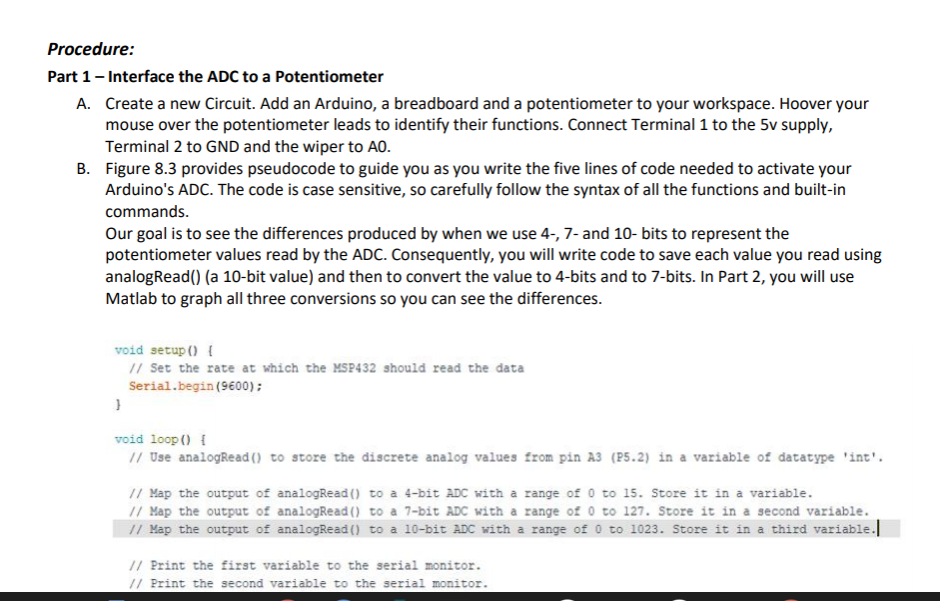 I need help with Part 2 the MATLAB part. Here is the | Chegg.com