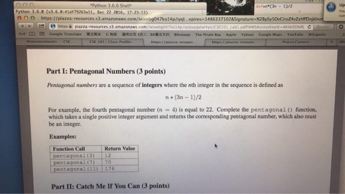 Solved Pentagonal numbers are a sequence of integers where | Chegg.com