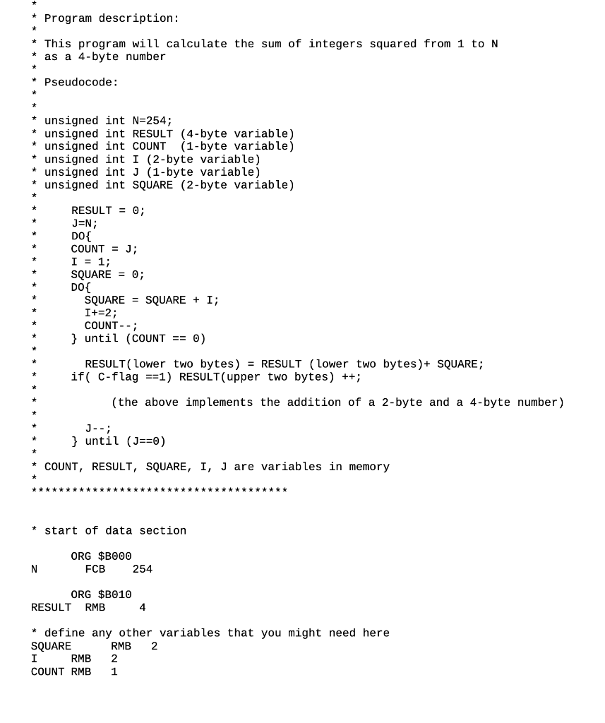 You are to design, write, assemble, and simulate an | Chegg.com