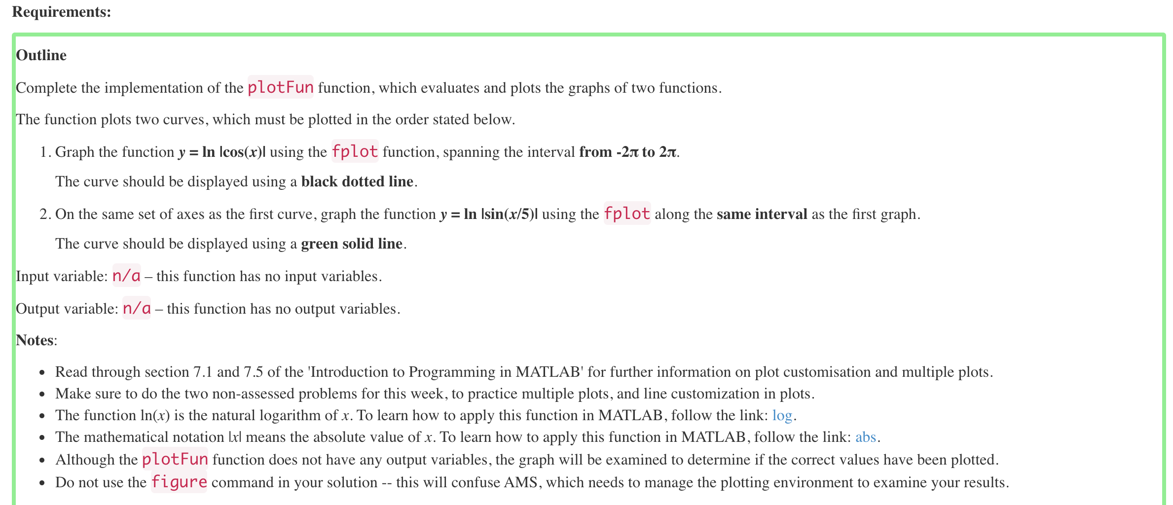 Solved Requirements: Outline Complete the implementation of | Chegg.com