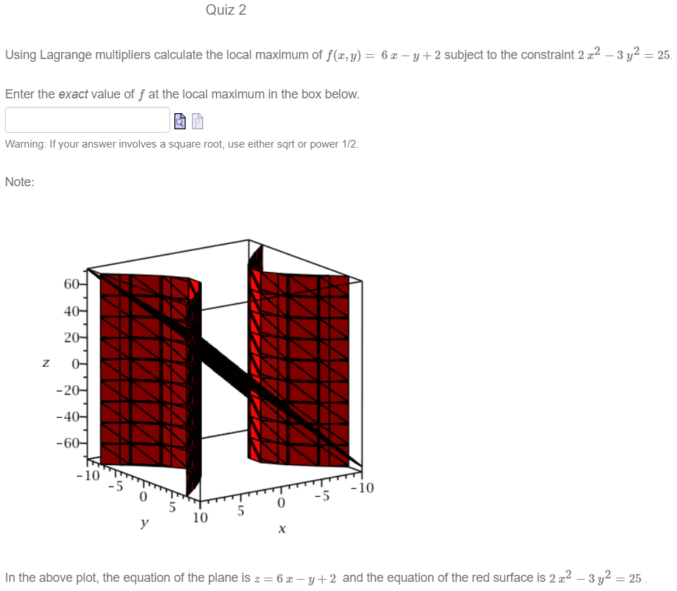 Solved Using Lagrange multipliers calculate the local | Chegg.com
