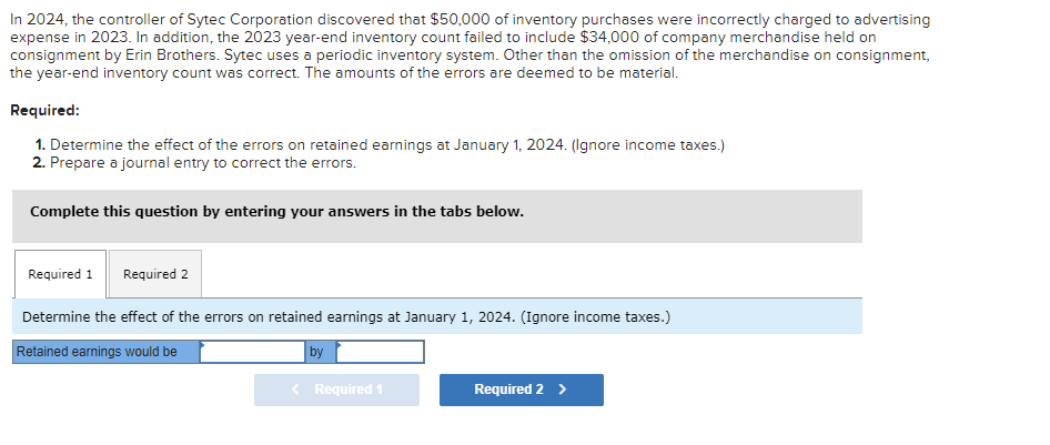 Solved In 2024 , ﻿the controller of Sytec Corporation | Chegg.com