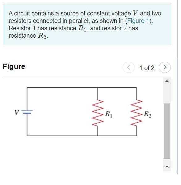 Solved: A Circuit Contains A Source Of Constant Voltage V ... | Chegg.com