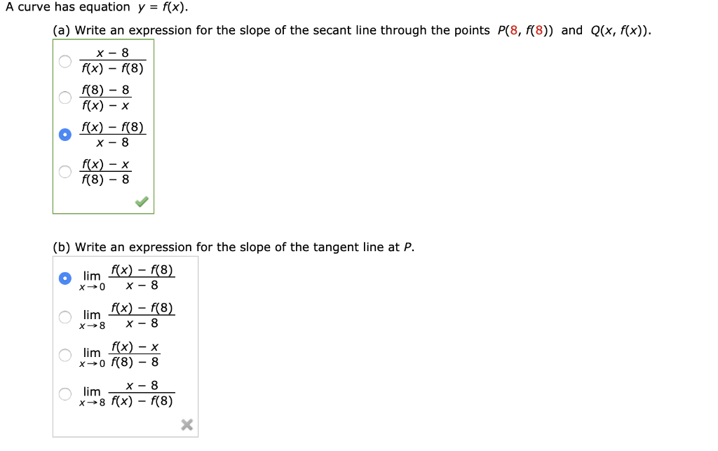 Solved A Curve Has Equation Y F X A Write An Expression
