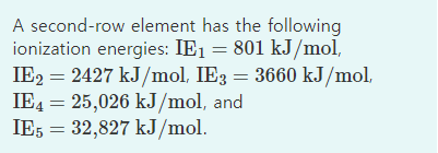 Explain why there is such a large jump between IE3IE3 | Chegg.com