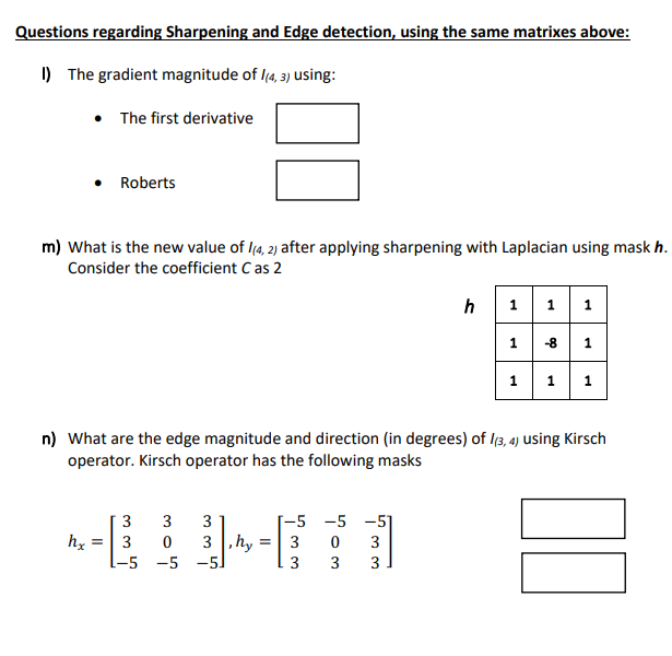 Q) Given the following 6×63 bit/pixel input image ( ( | Chegg.com