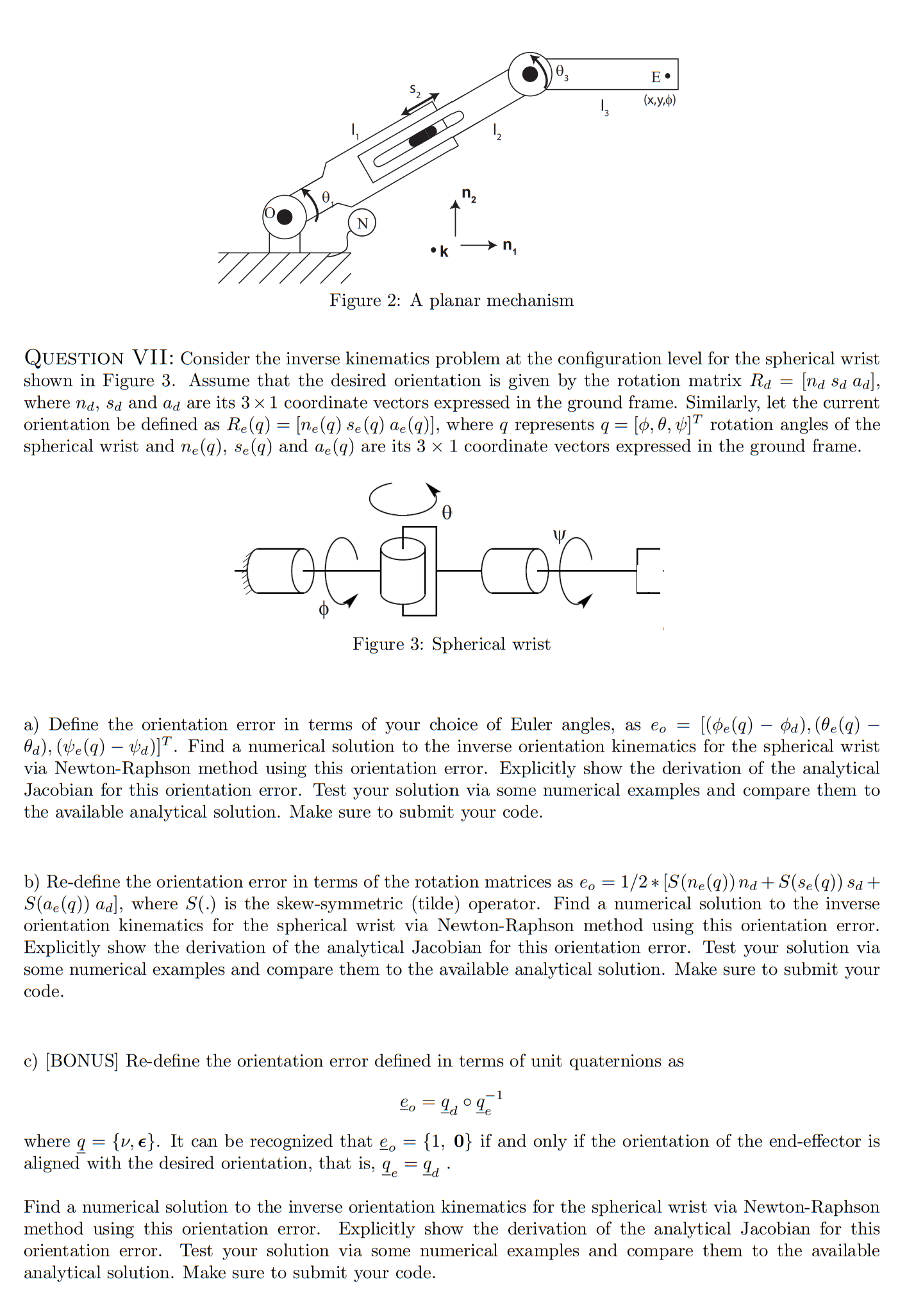 Solved Derive configuration-level forward and inverse | Chegg.com