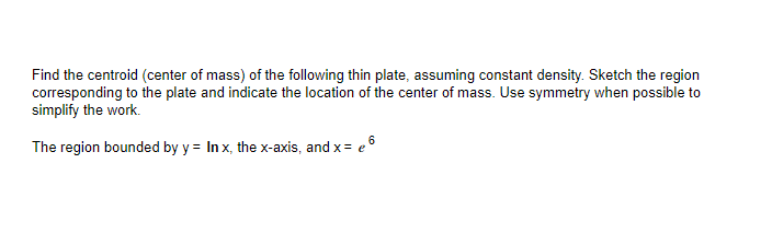 Solved Find the centroid (center of mass) of the following | Chegg.com