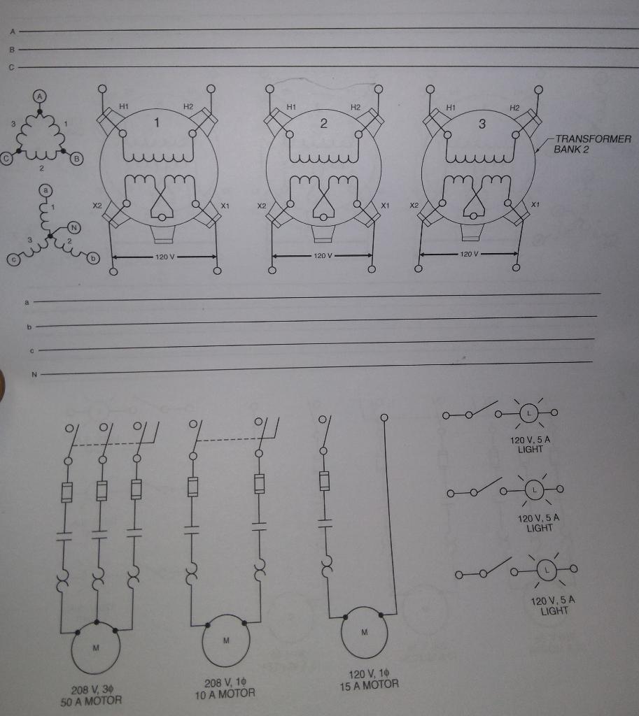 Solved 2. Connect Transformer Bank 2 in a delta-wye | Chegg.com