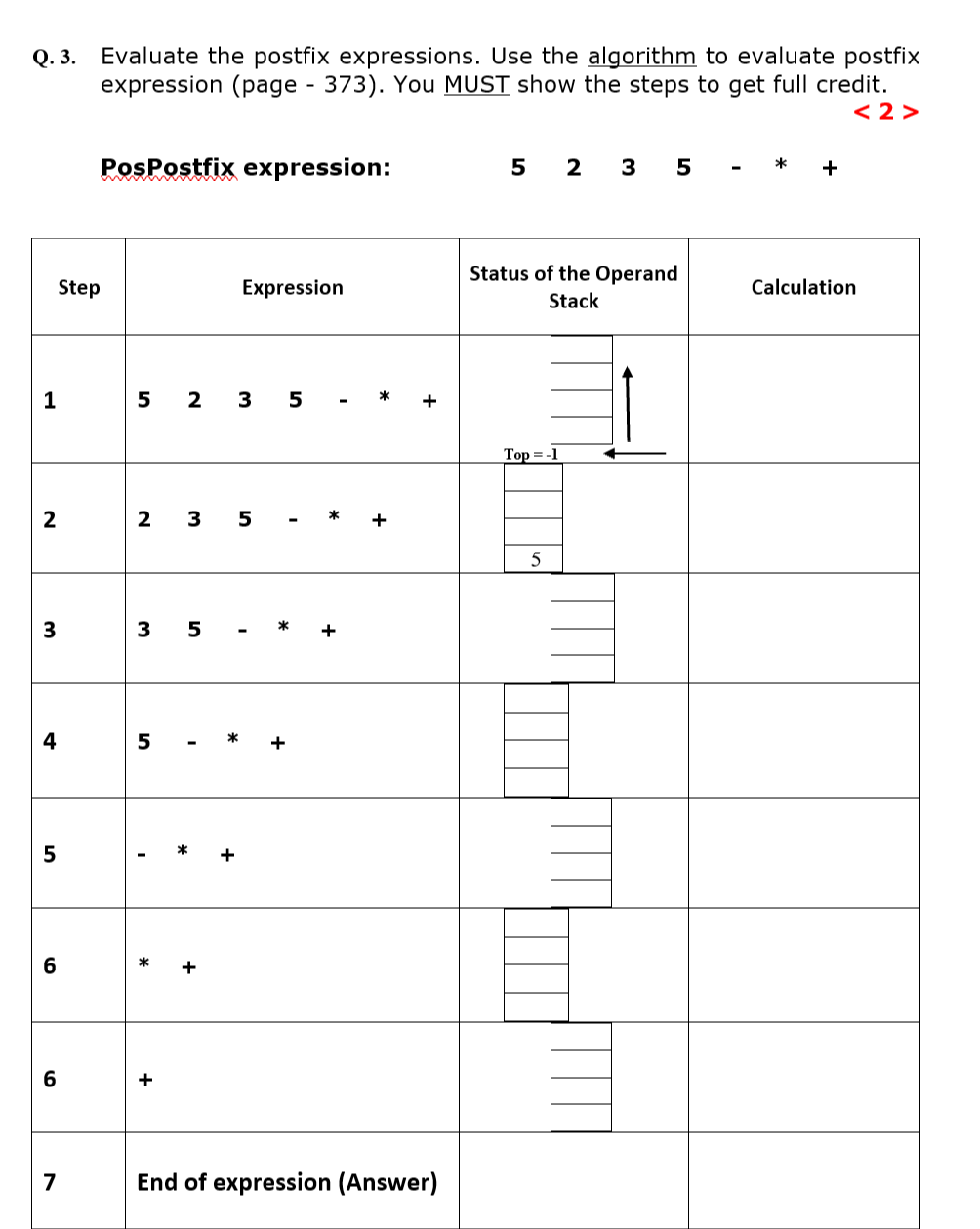 Solved Q.1 For the following declaration; write the codes as | Chegg.com