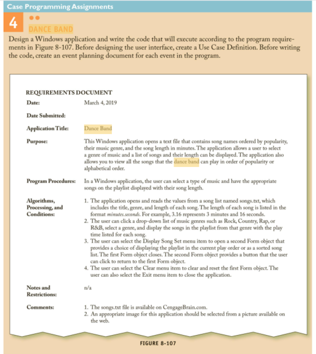 Solved Please read the Case Programming assignment. How | Chegg.com
