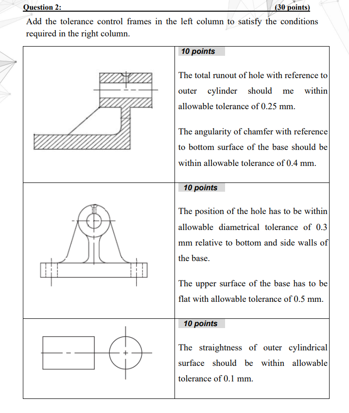 Solved Make a full section view drawing using orthographic | Chegg.com